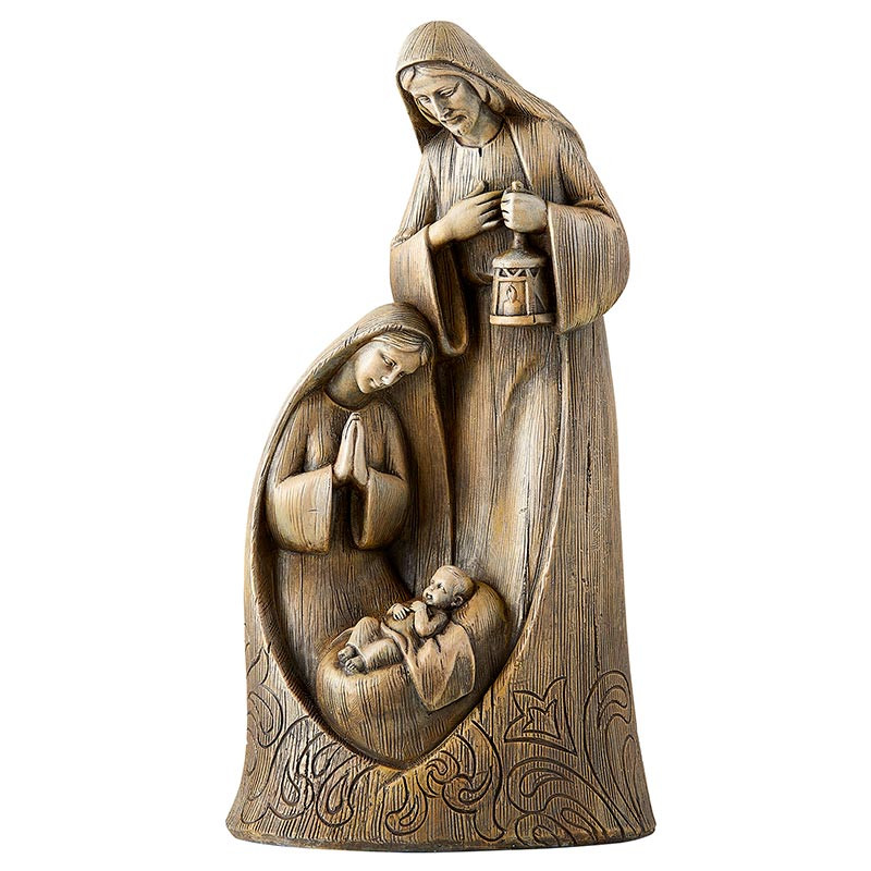 Holy Family Statue 10 Inch Resin Figure