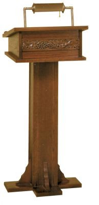 #6020 Ornately Engraved Lectern with Shelf | Multiple Finishes ...