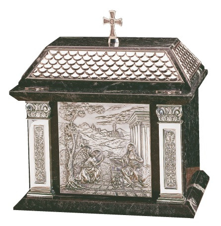 #4094 Domed Marble Tabernacle | Multiple Finishes Available - Holy Land ...