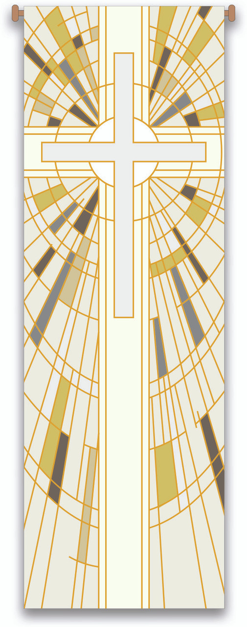 #75 Printed Cross Banner | All Colors - Holy Land Art Company, LLC