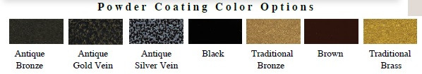 Buy Powder Coated Budded Wall Cross | Multiple Sizes