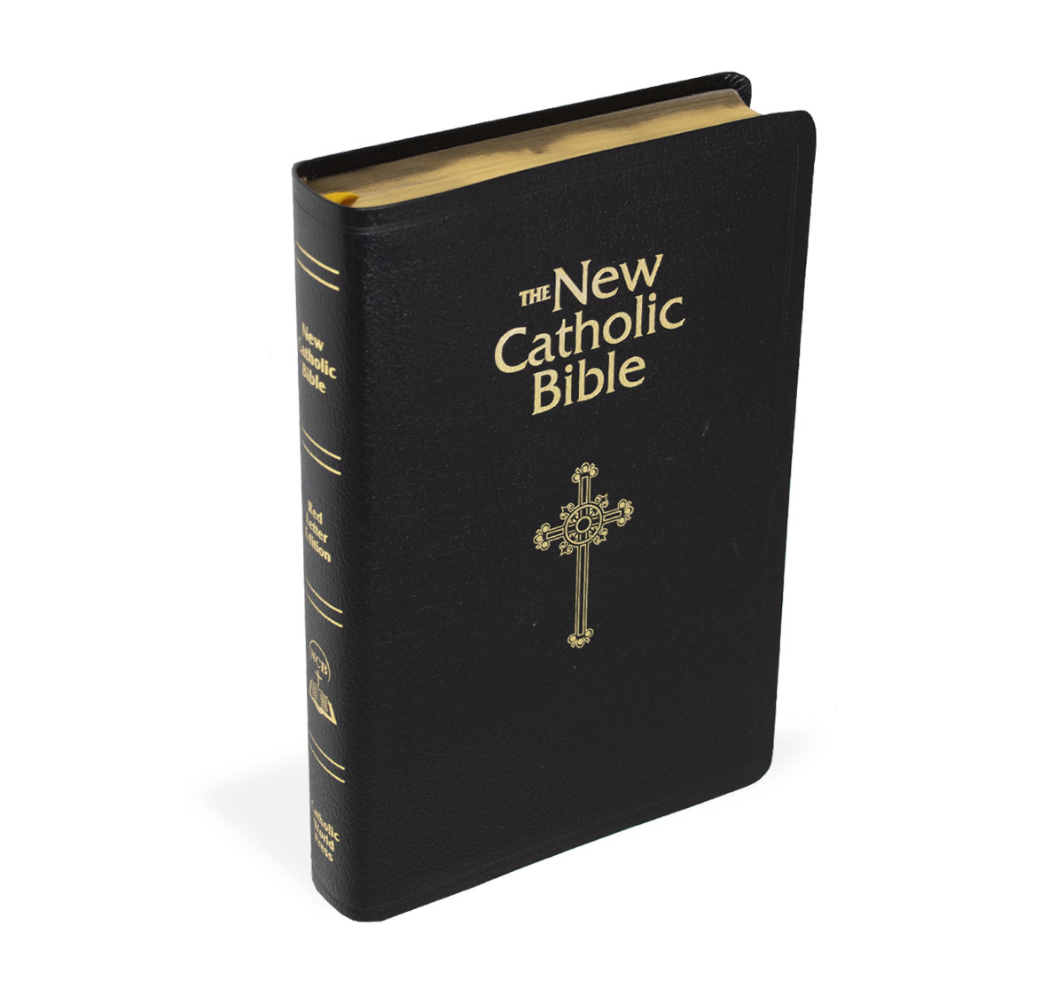 New Catholic Bible Deluxe Gift Bible | Bonded Leather | Black | Indexed ...