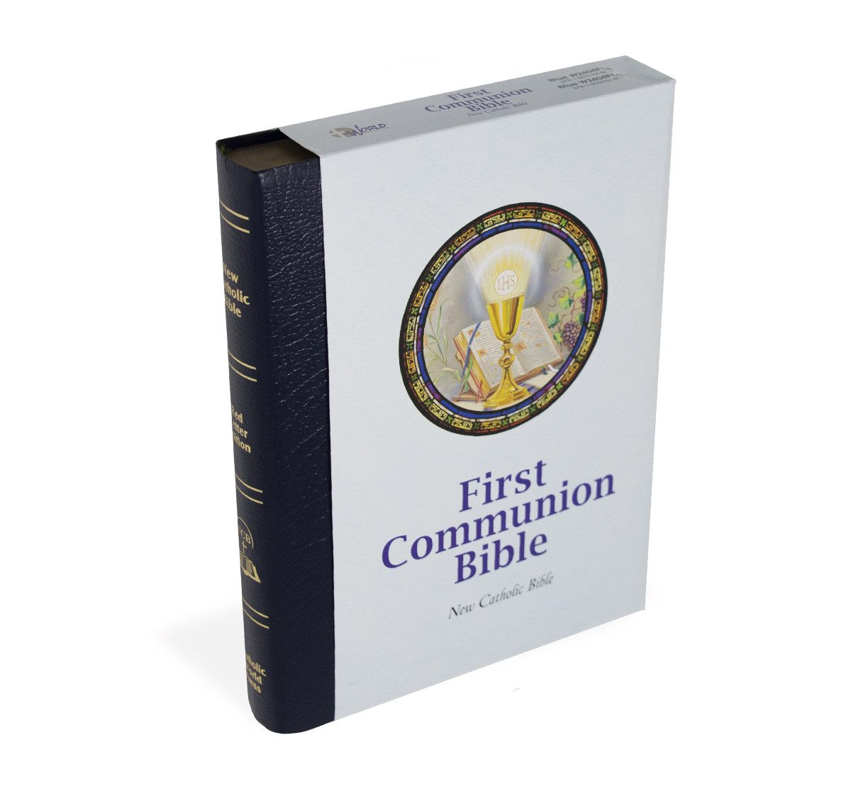 New Catholic Bible First Communion Bible | Blue - Holy Land Art Company ...