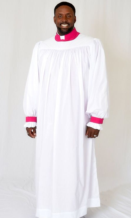 Men's Rochet | Fuchsia Cuffs - Holy Land Art Company, LLC