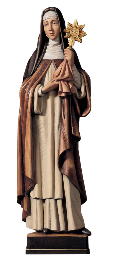 #902 St. Clare Statue | Handmade In Italy | All Finishes & Sizes - Holy ...