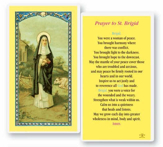 St. Brigid Prayer - Holy Land Art Company, LLC