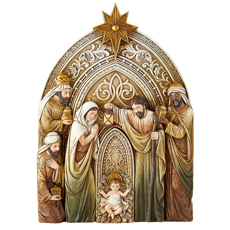 Nativity Plaque | Handcrafted Resin Wall Art