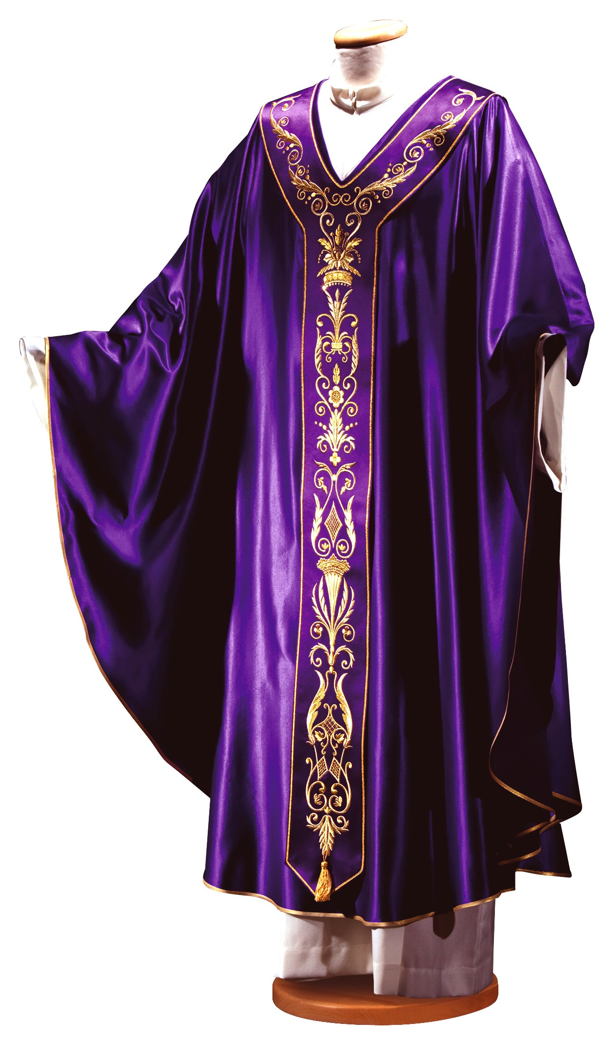 Plain White Scapular | Laminated - Holy Land Art Company, LLC