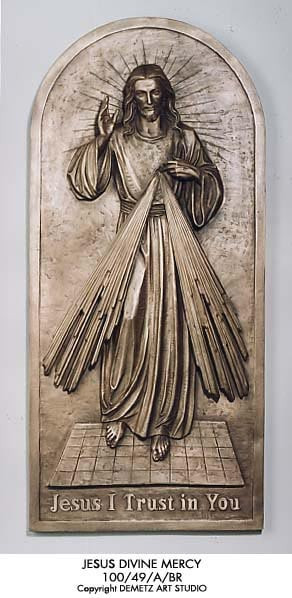 Divine Mercy Plaque – Handmade in Italy