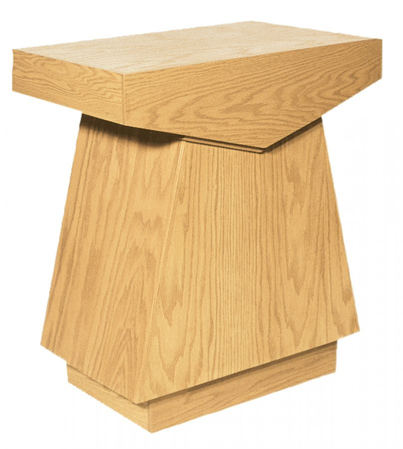 Solid Oak Credence Table | Multiple Finishes Available - Holy Land Art ...