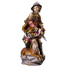 St. Hubert with Deer Statue | Hand Carved in Italy | Multiple Sizes ...