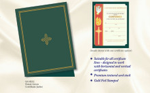 Green Certificate Jackets – Box of 50 Durable Covers