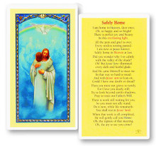 Safely Home Prayer Card - Holy Land Art Company, LLC