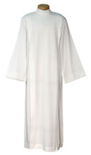 #4337 Plain Shoulder Zipper Alb | Tropical Blend Lightweight Poly/Wool ...