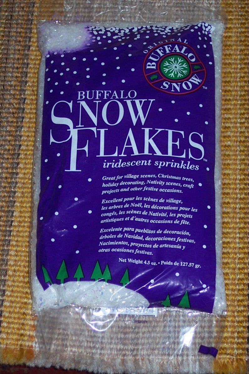 Buffalo Snow Iridescent Flakes