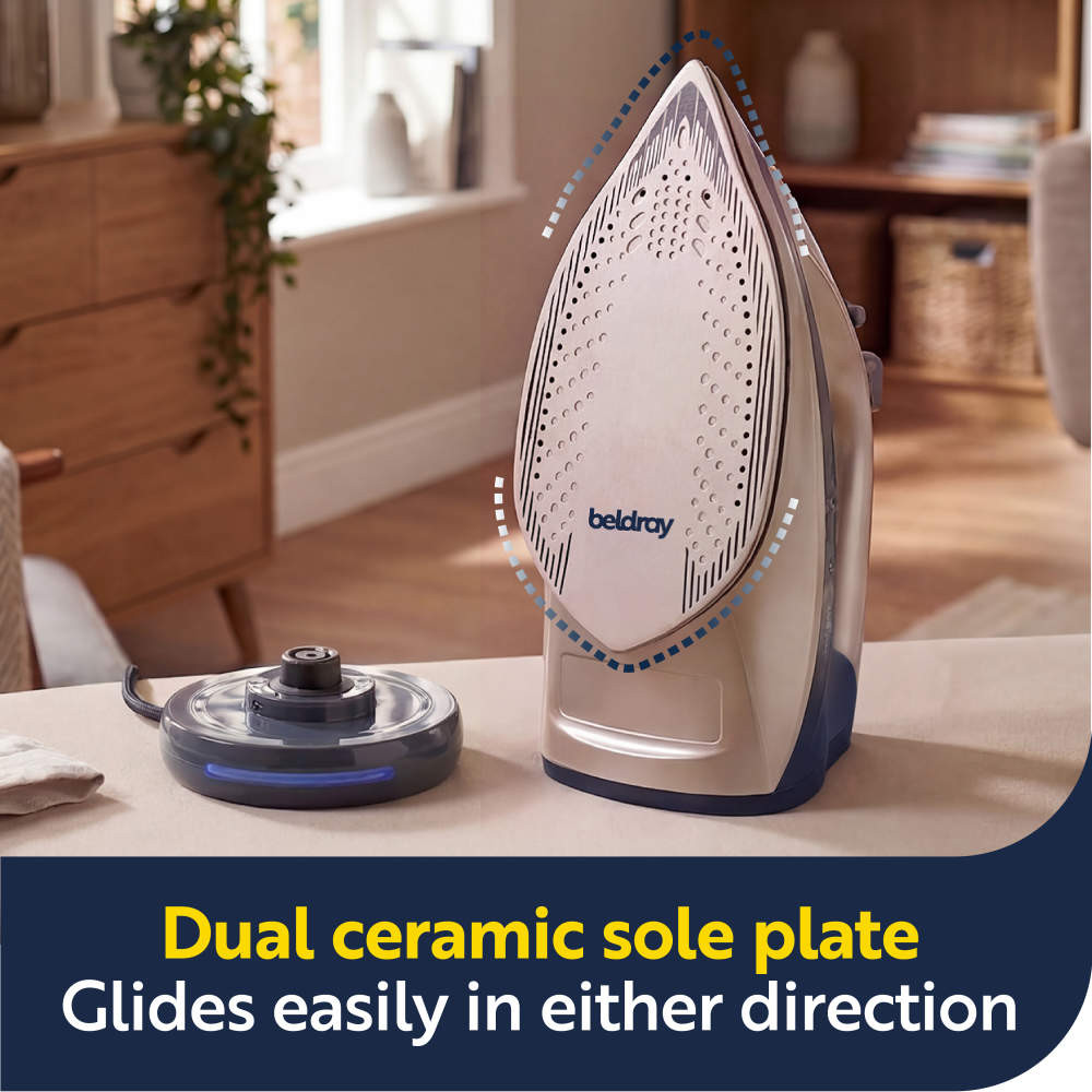 Shop 2 in 1 Cordless Steam Iron | Titanium Edition