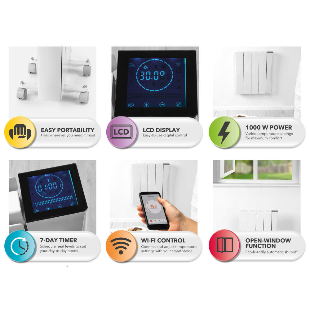 Shop Smart Ceramic Radiator | Smartphone Control