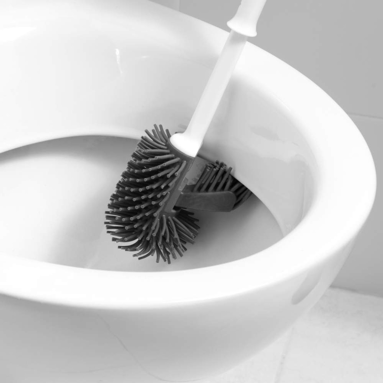 Shop Beldray Antibac Silicone Toilet Brush White