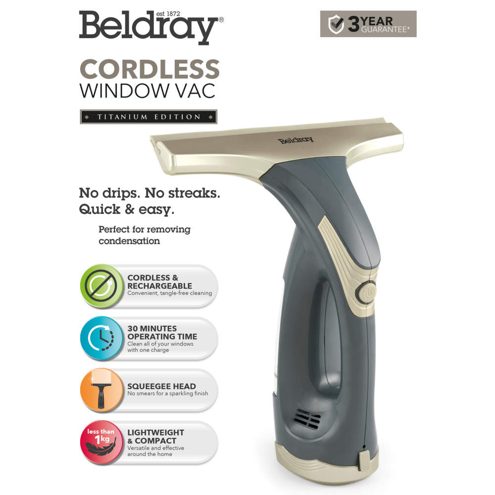 Shop Beldray Cordless Window Vac | Streak Free Cleaning