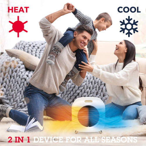 Shop 2 in 1 Climate Cube | Portable Heater and Air Cooler