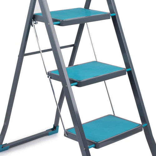 Shop Beldray 3 Step DIY Folding Stepladder | Turquoise