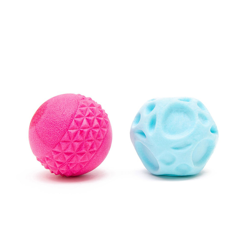 Frubba Blue Irregular Ball & Pink Diamond Ball - Petworlddirect