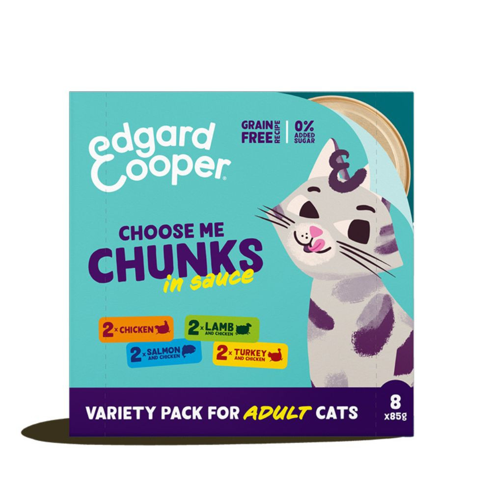 Edgard & Cooper Cat Chunk Variety Pack Cat Food - Petworlddirect