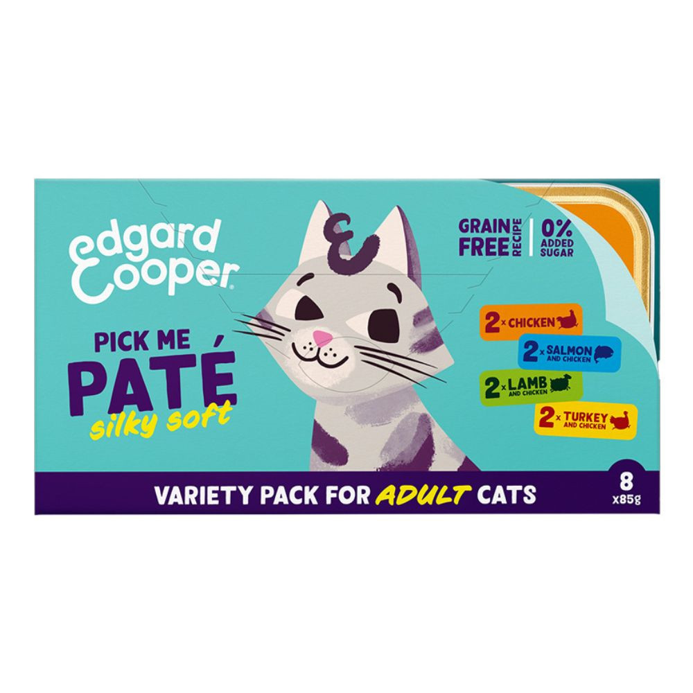 Edgard & Cooper Cat Pate Variety Pack Cat Food - Petworlddirect