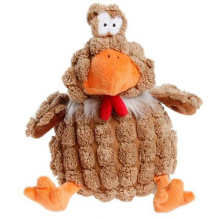Petface Farmyard Buddies Mini Chunky Chicken Plush Dog Toy - Petworlddirect