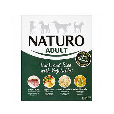 Naturo Duck Rice & Vegetables Wet Adult Dog Food - Petworlddirect