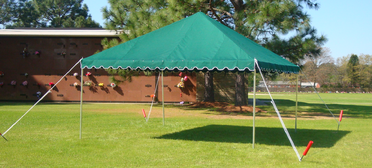 Hill and Lawn Cemetery Tent
