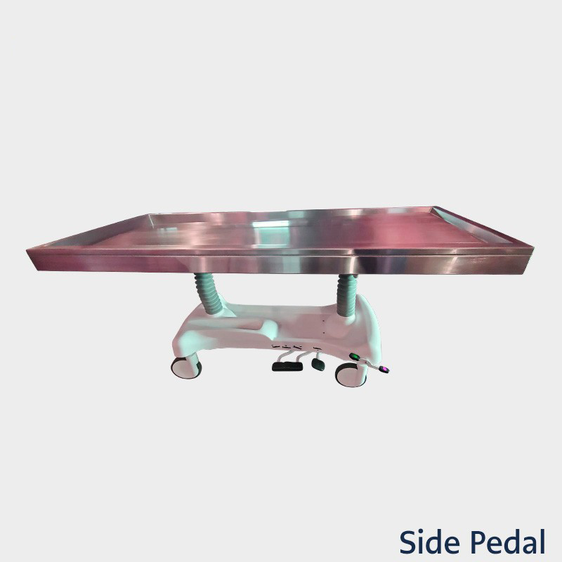 Oversized Hydraulic Embalming Table