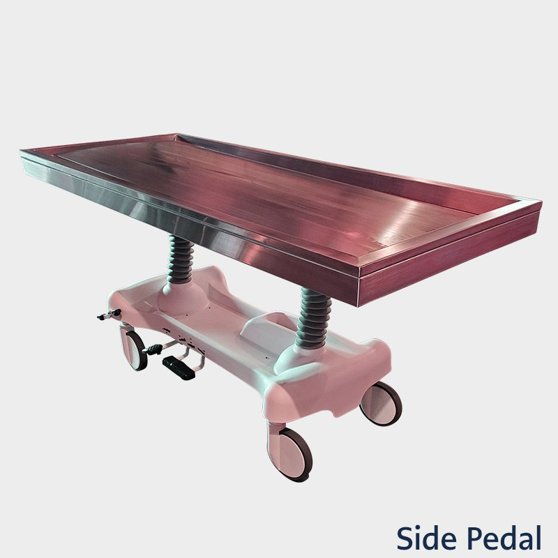 Oversized Hydraulic Embalming Table