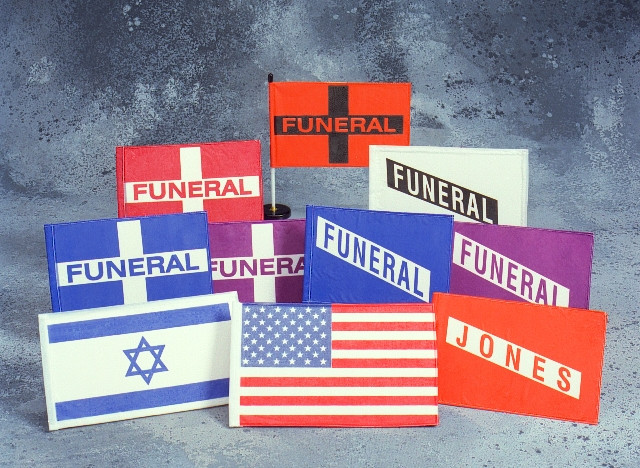 Magnetic Standard and Compact Flags with Stands