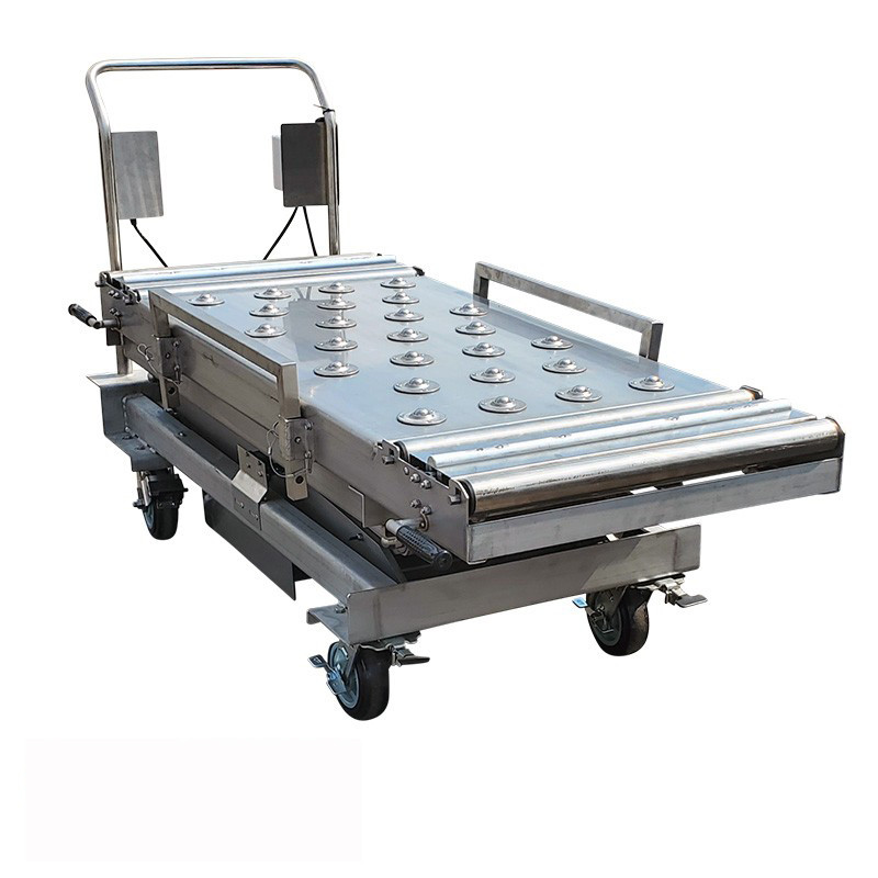 Stainless Steel Crematory Battery Powered Lift