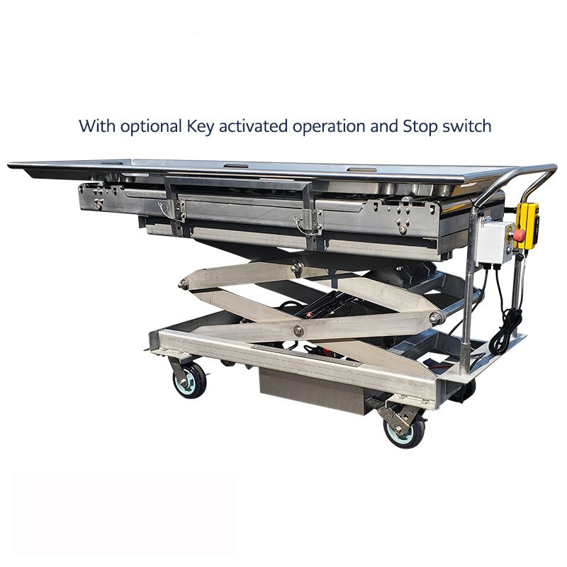 Stainless Steel Crematory Battery Powered Lift
