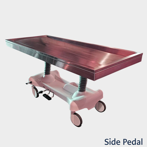 Oversized Hydraulic Embalming Table