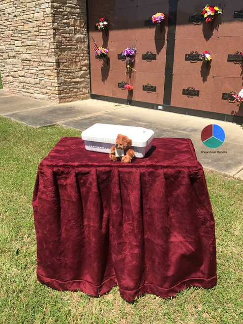 Urn or Ceremonial Table Drapes