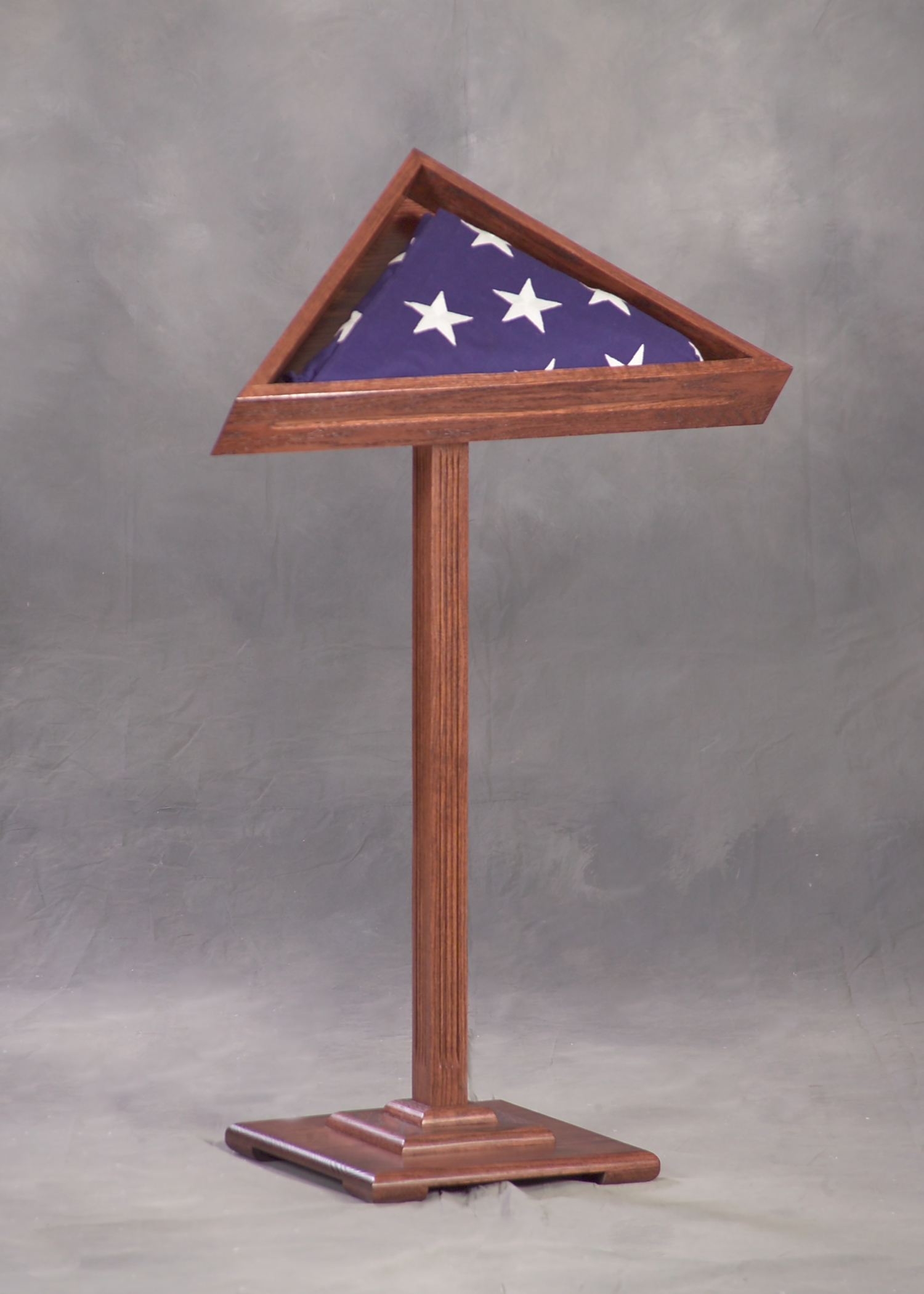 Oak Flag Stand