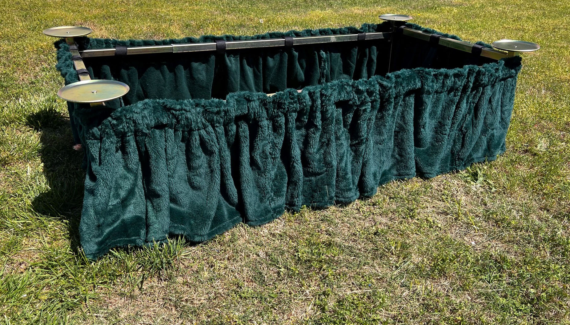 Hyluster Drapes for Casket Lowering Device Telescoping Stand (Stand ...