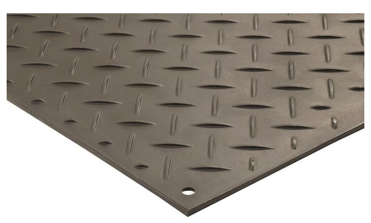 2' x 8' AlturnaMAT® Ground Protection Mat with Hand Holes, 120 Ton ...