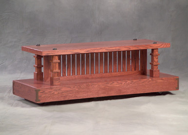 Prairie Craftsman Oak Casket Bier