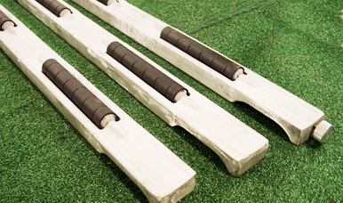 Casket Placer Roller Bars