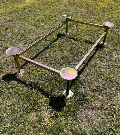 Casket Lowering Device Telescoping Stand (Drapes Sold Separately)