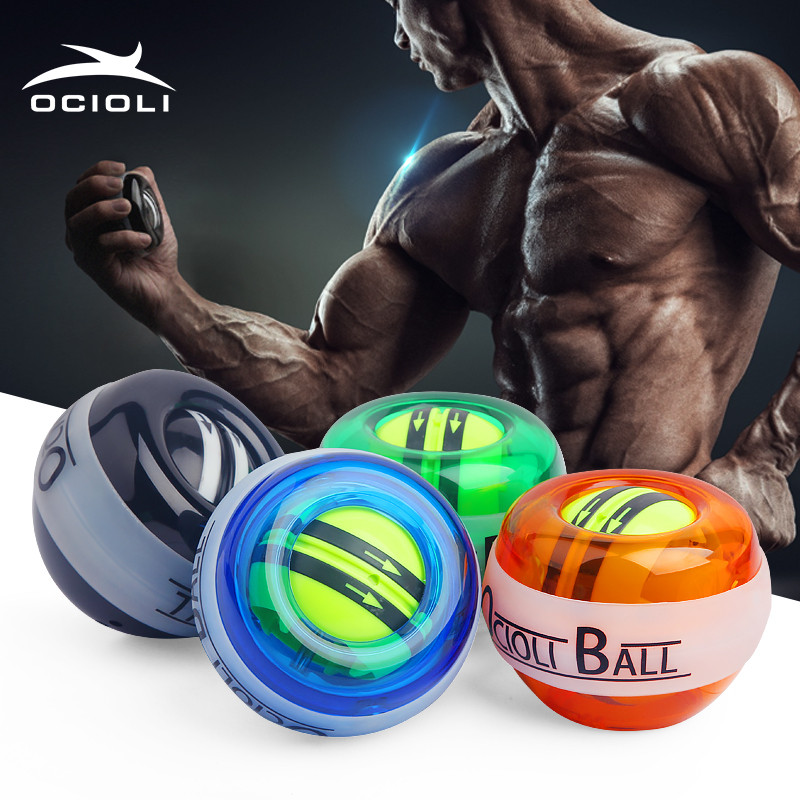 OCIOLI Wrist Gyro Ball Gyroscope Force Power Ball Strengthener Muscle ...