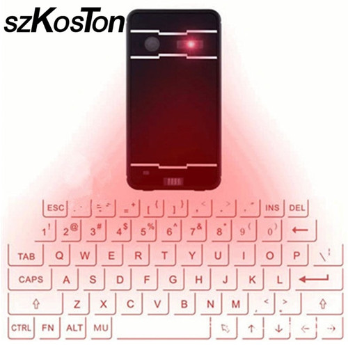 Portable Virtual Keyboard Bluetooth Laser keyboard Wireless Virtual ...