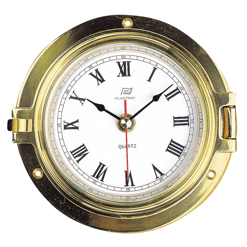 Plastimo 4 1/2" Clock | Solid Brass Case