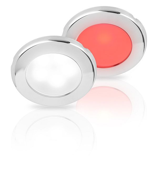 Hella Stainless Steel LED Dual Coulour Down Light 12V - Warm White/Red