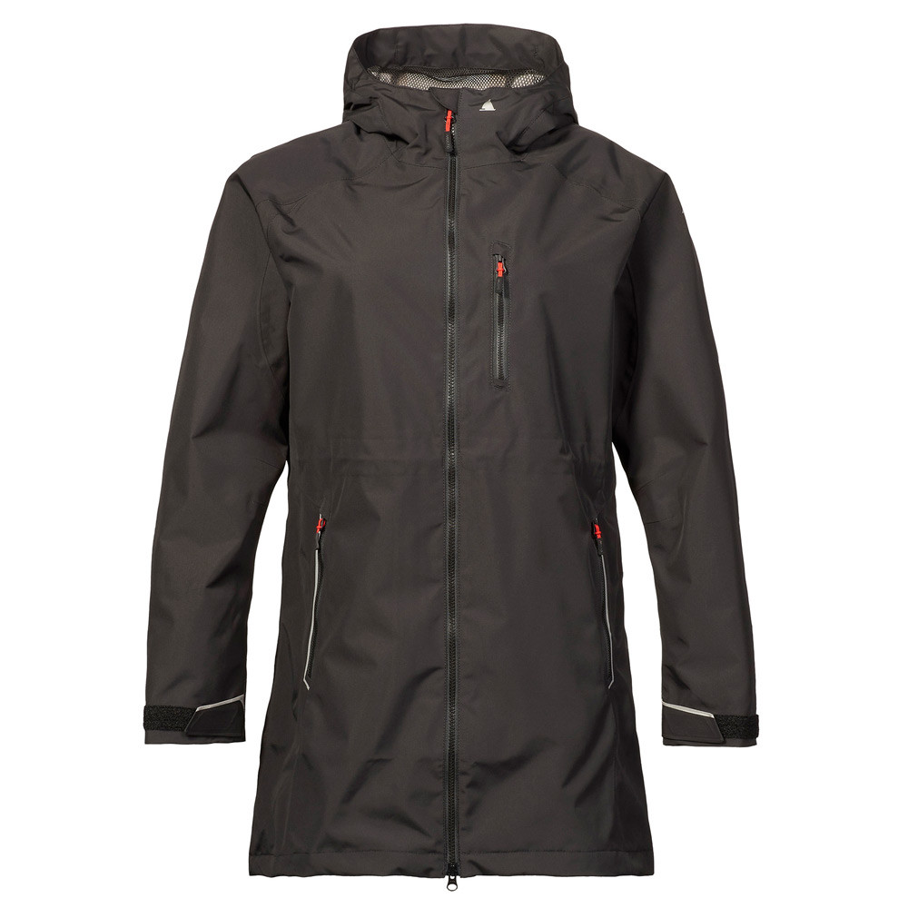 Musto Women's Sardinia Long Black Rain Jacket
