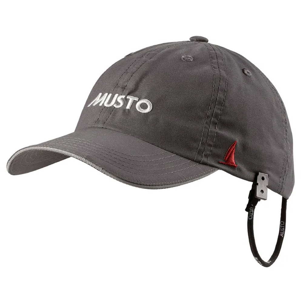Musto Essential Fast Dry White Crew Cap in Light Stone